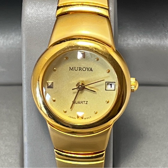 Muroya | Accessories | Muroya Ladies Watch Gold Toned Never Worn In Box ...